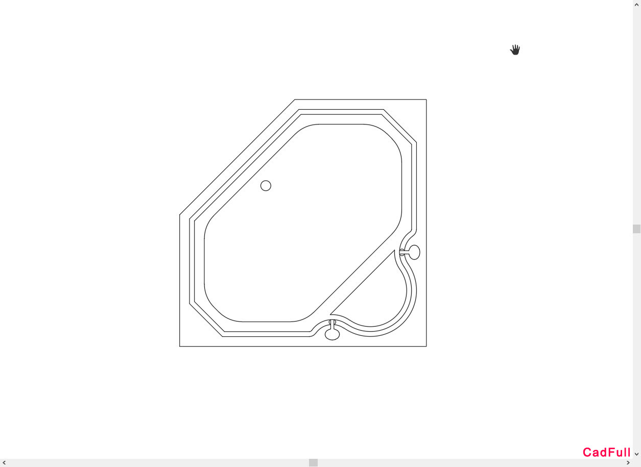 BATHTUB_2 | CADFULL | FREE AUTOCAD BLOCKS