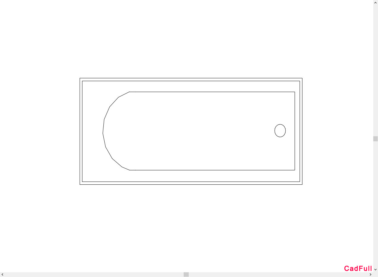 BATHTUB_5 | CADFULL | FREE AUTOCAD BLOCKS