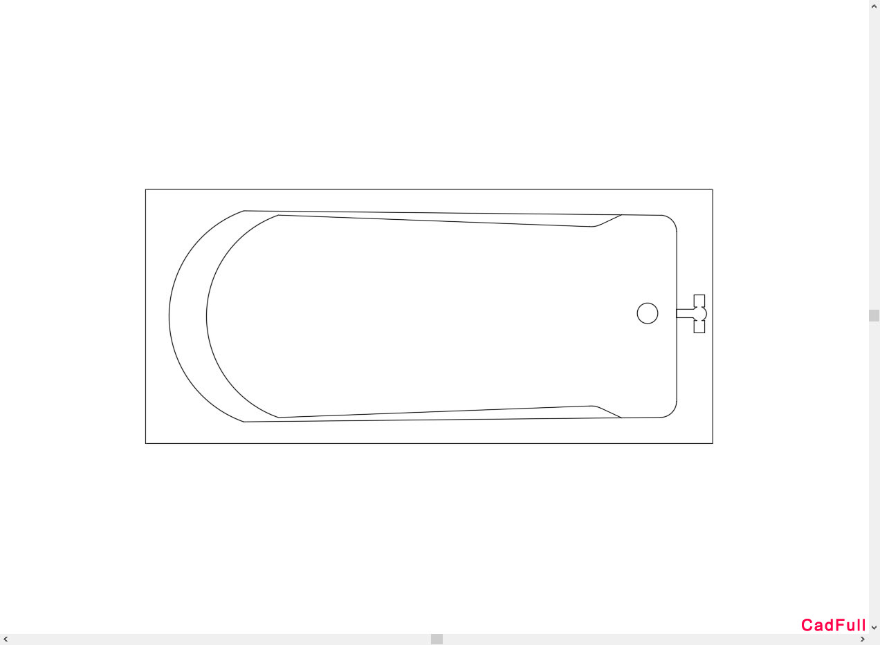BATHTUB_7 | CADFULL | FREE AUTOCAD BLOCKS