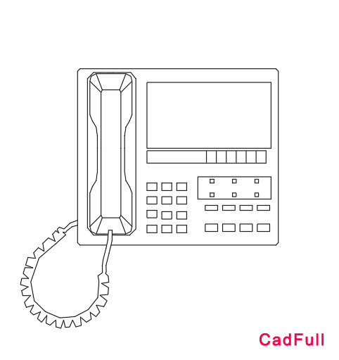 Landline 2 | CADFULL | FREE AUTOCAD BLOCKS