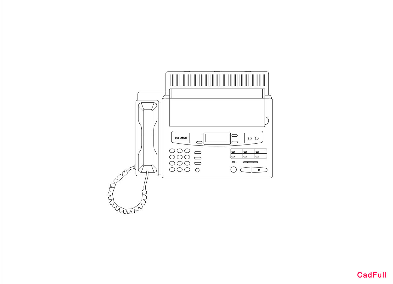 Landline 9 | CADFULL | FREE AUTOCAD BLOCKS