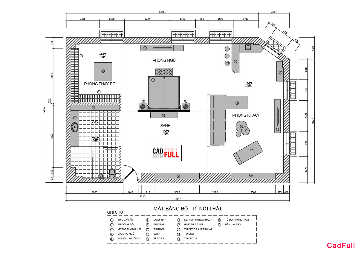 Layout interior 12 | CADFULL | FREE AUTOCAD BLOCKS