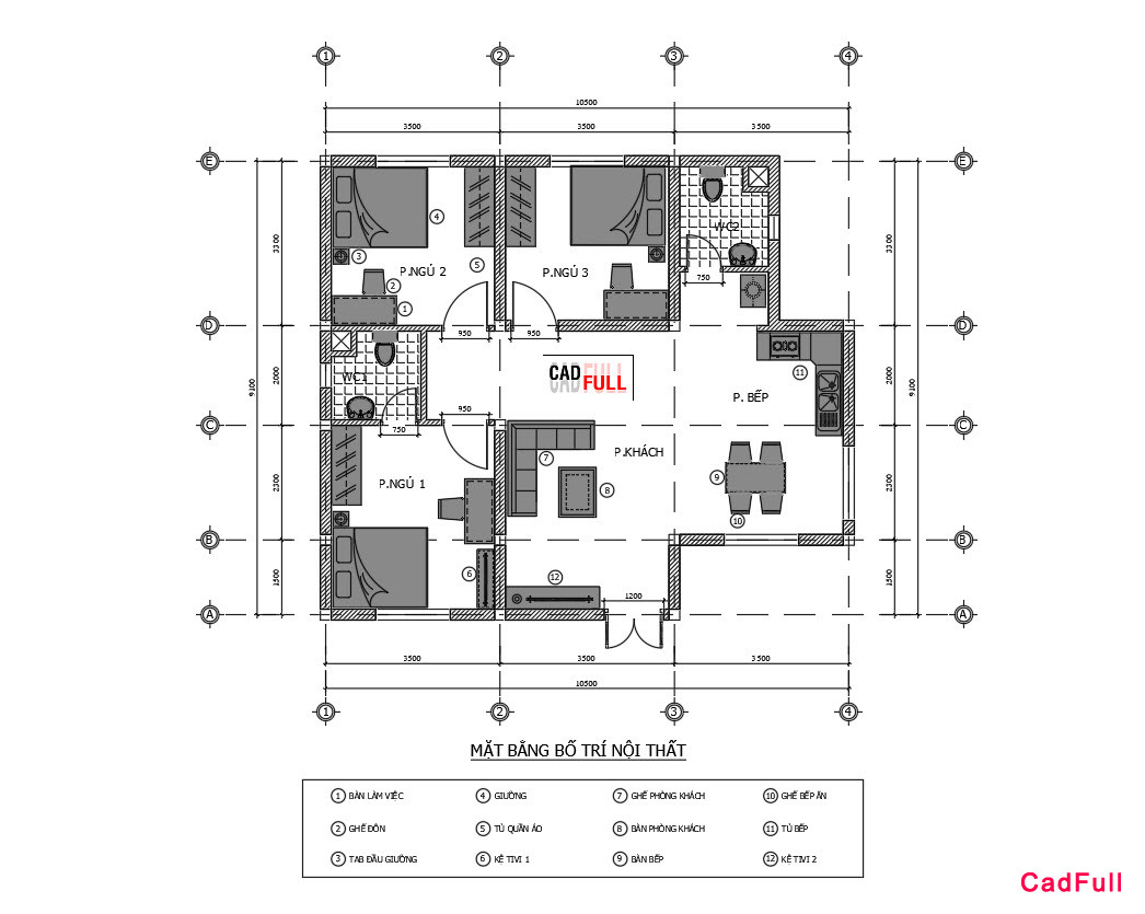 Layout interior 18 | CADFULL | FREE AUTOCAD BLOCKS