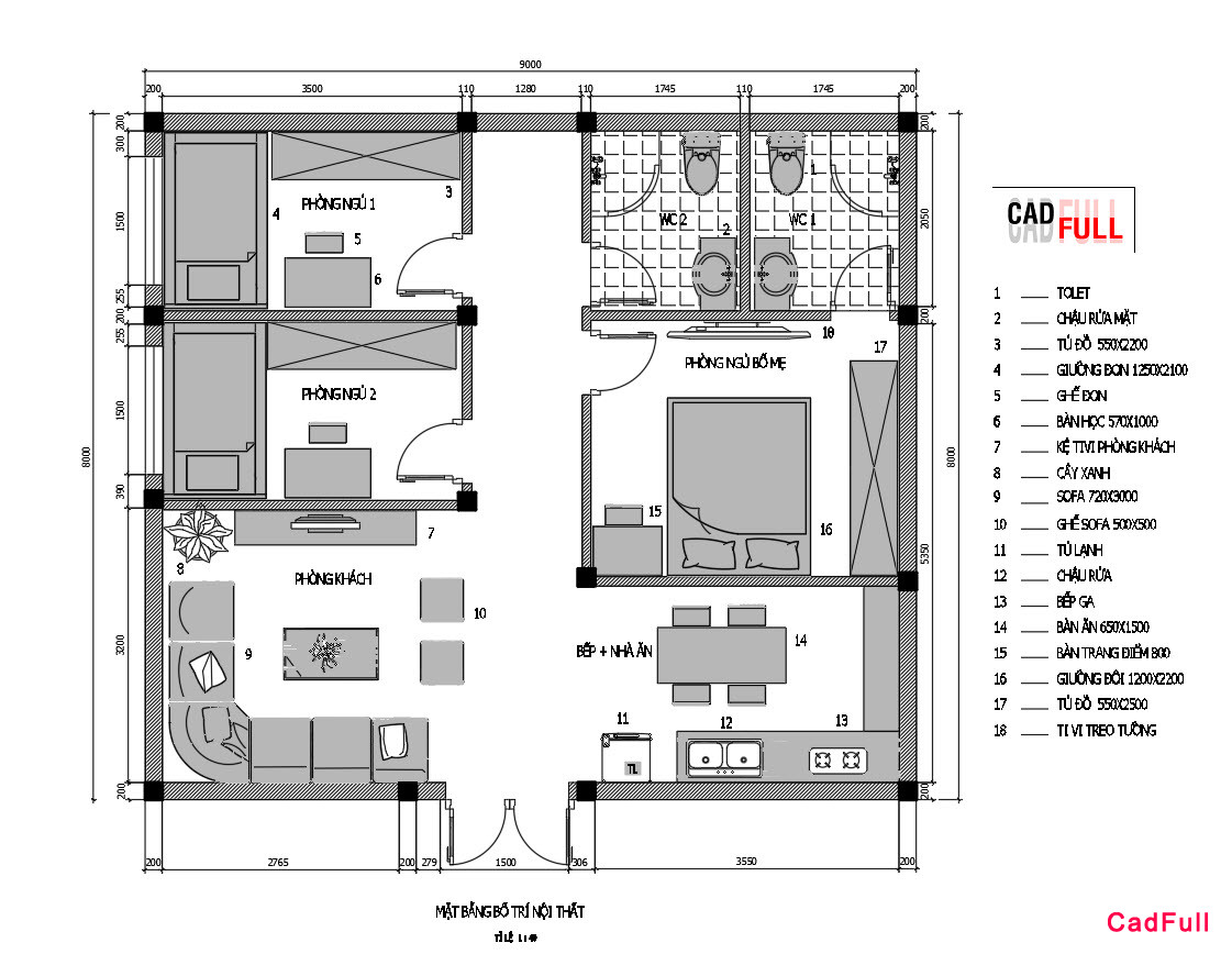Layout interior 21 | CADFULL | FREE AUTOCAD BLOCKS