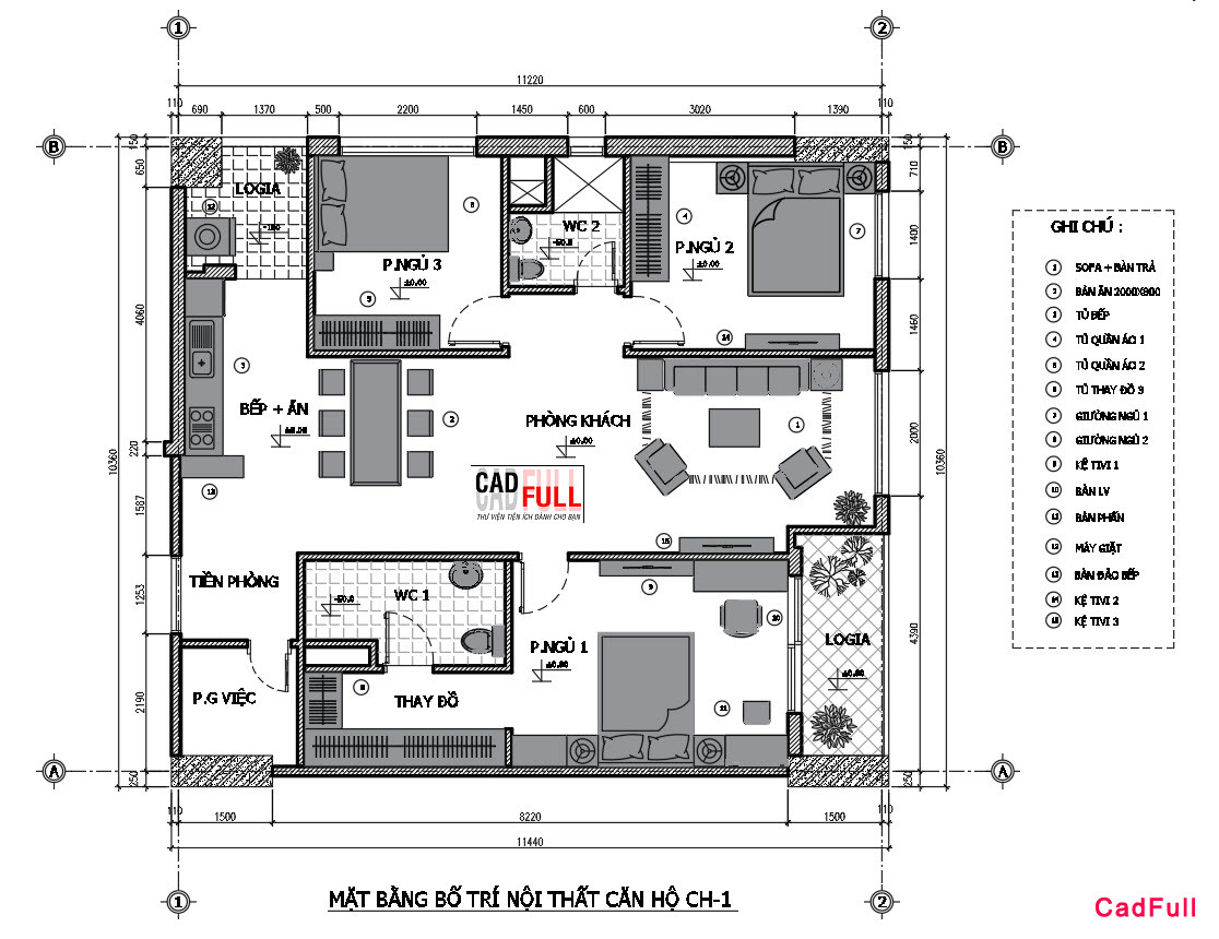 Layout interior 36 | CADFULL | FREE AUTOCAD BLOCKS