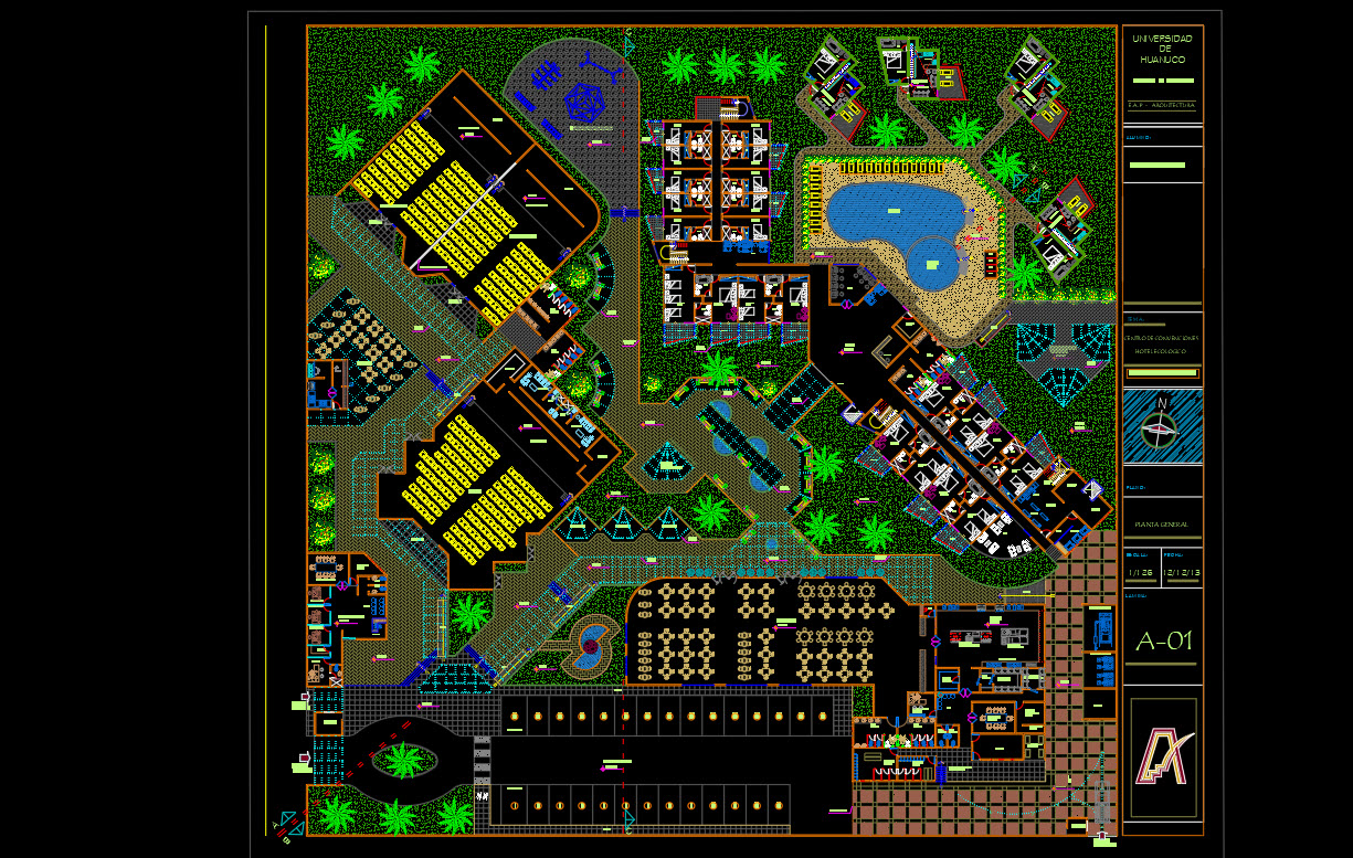 File Resort Mẫu 2 | CADFULL | FREE AUTOCAD BLOCKS