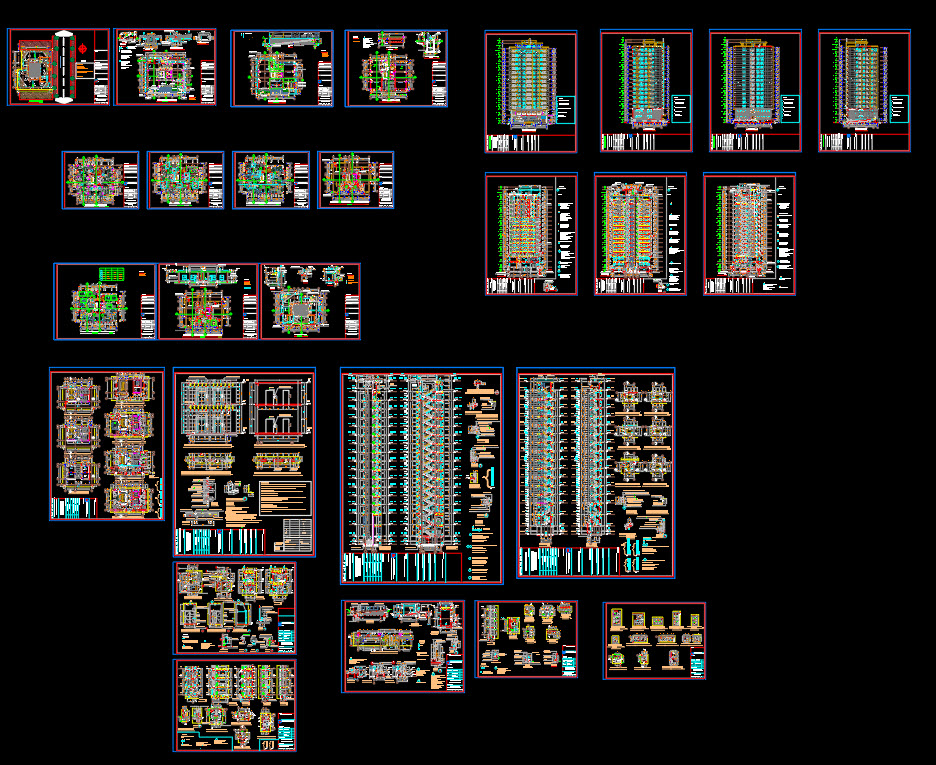 Tòa Nhà LAPAZ TOWER 17 Tầng - Full Hồ Sơ | CADFULL | FREE AUTOCAD BLOCKS