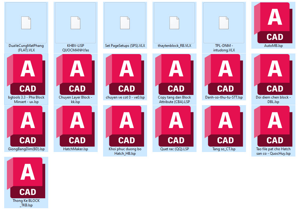 Autolisp Hay Dùng | CADFULL | FREE AUTOCAD BLOCKS